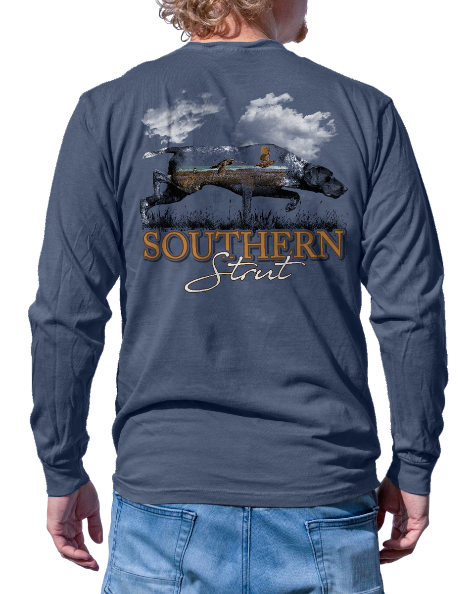 POINTER SILHOUETTE – In the Field Long Sleeve Tee – Southern Strut Brand