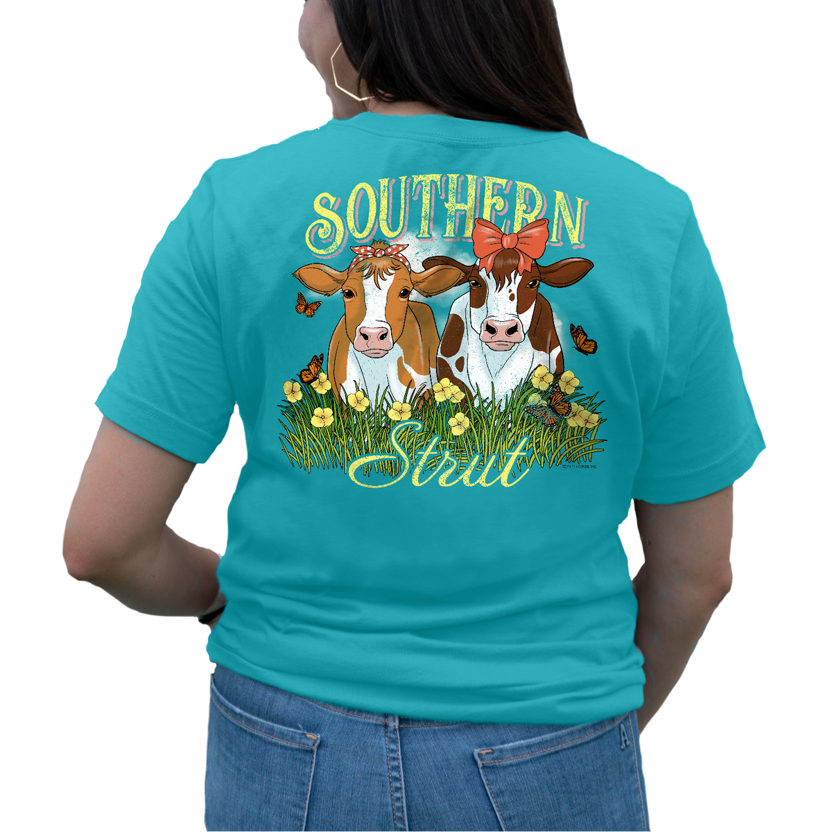 BESTIE MOOS Tee – Southern Strut Cow Graphic Shirt – Southern Strut Brand