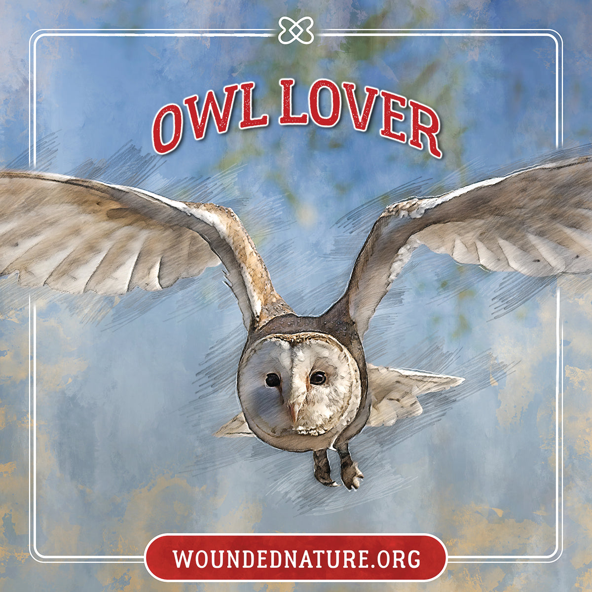 Wounded Nature Owl Sticker – Southern Strut Brand