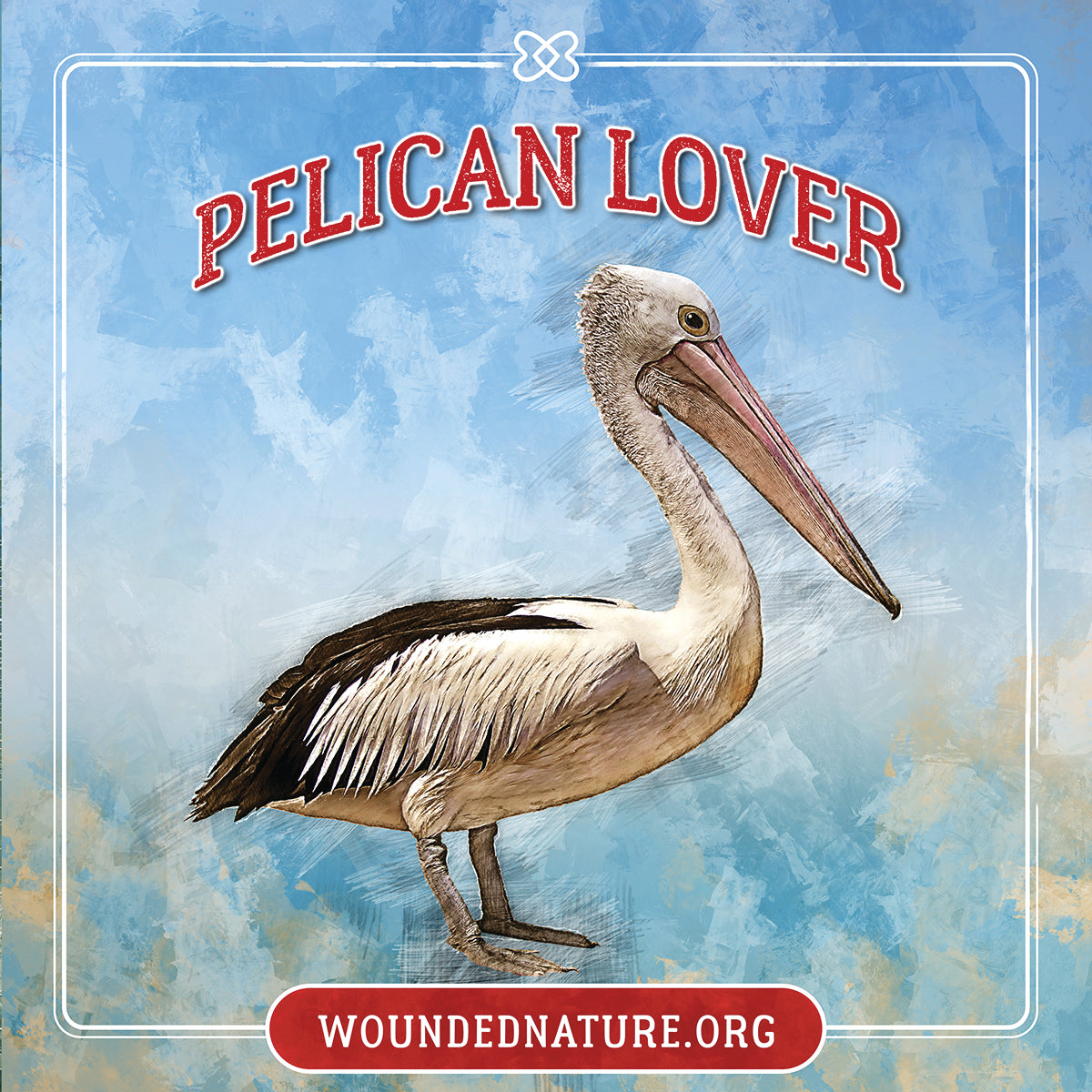 Wounded Nature Pelican Sticker – Southern Strut Brand