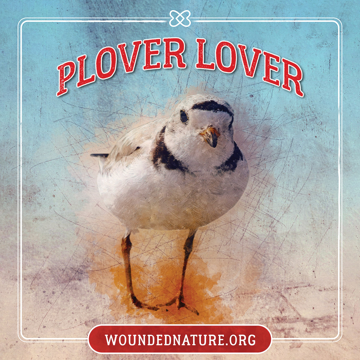 Wounded Nature Plover Sticker – Southern Strut Brand